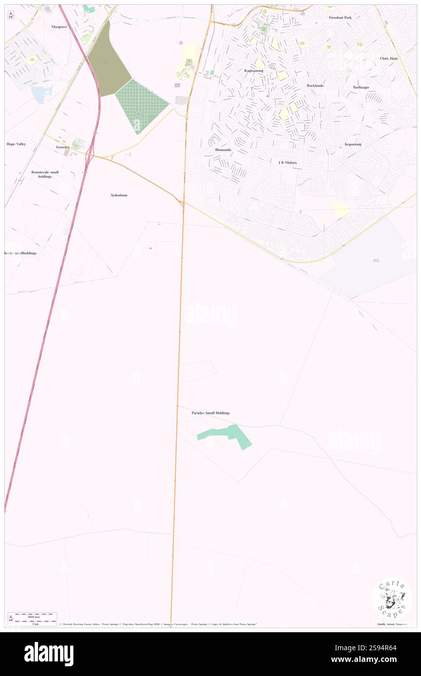 Lentevlei, Mangaung Metropolitan Municipality, ZA, South Africa, Orange ...