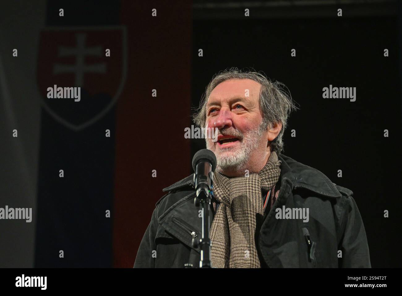 Bratislava, Slovakia. 24th Jan, 2025. Czech actor Boleslav (Bolek ...