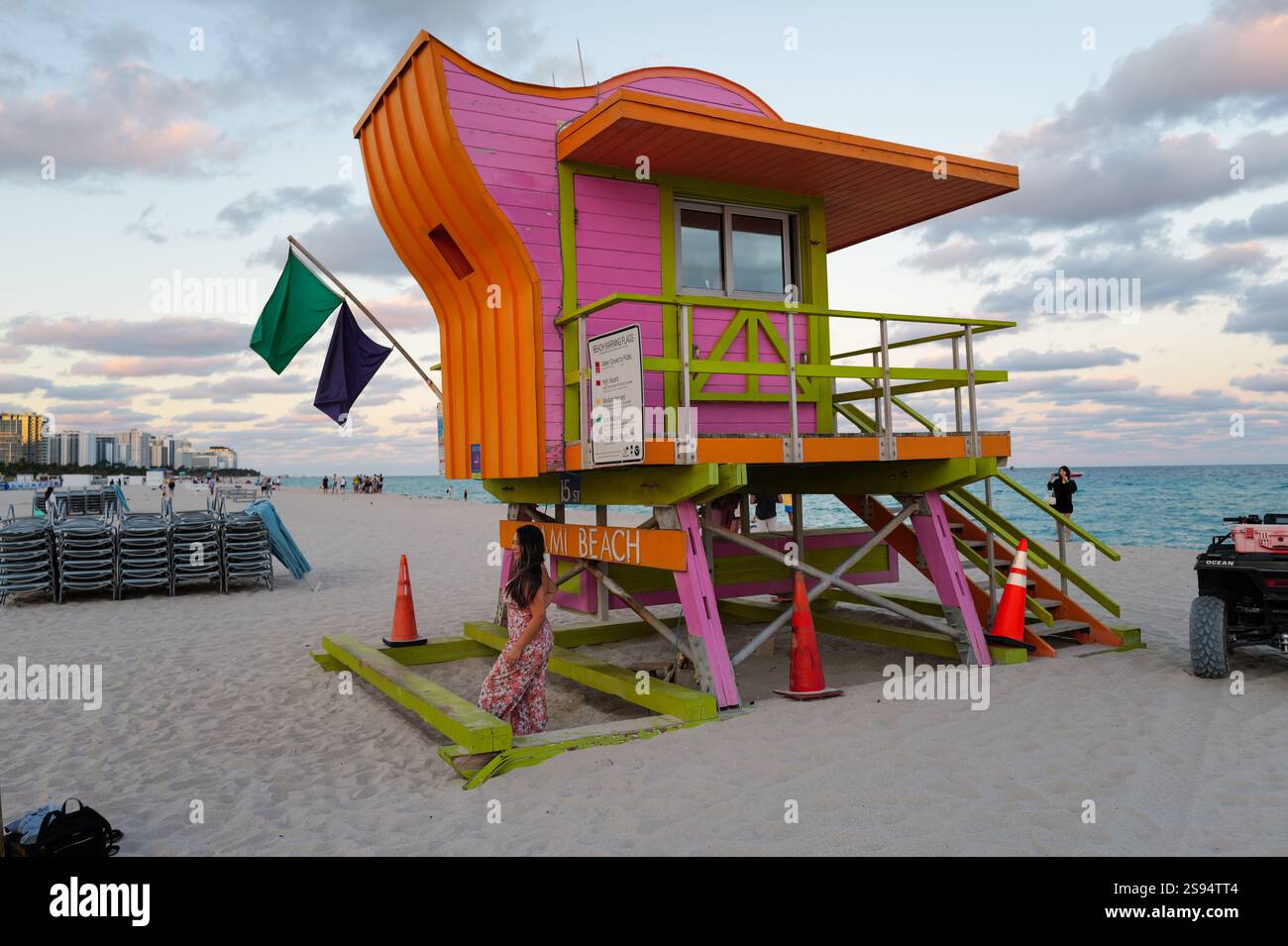 The iconic Lifeguard Huts along Miami Beach, designed by William Lane ...