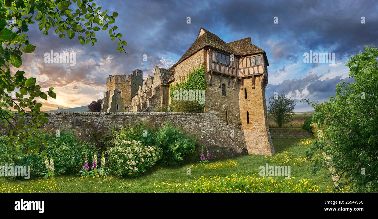 The half timbered north tower built in the 1280s with Elizabethan ...