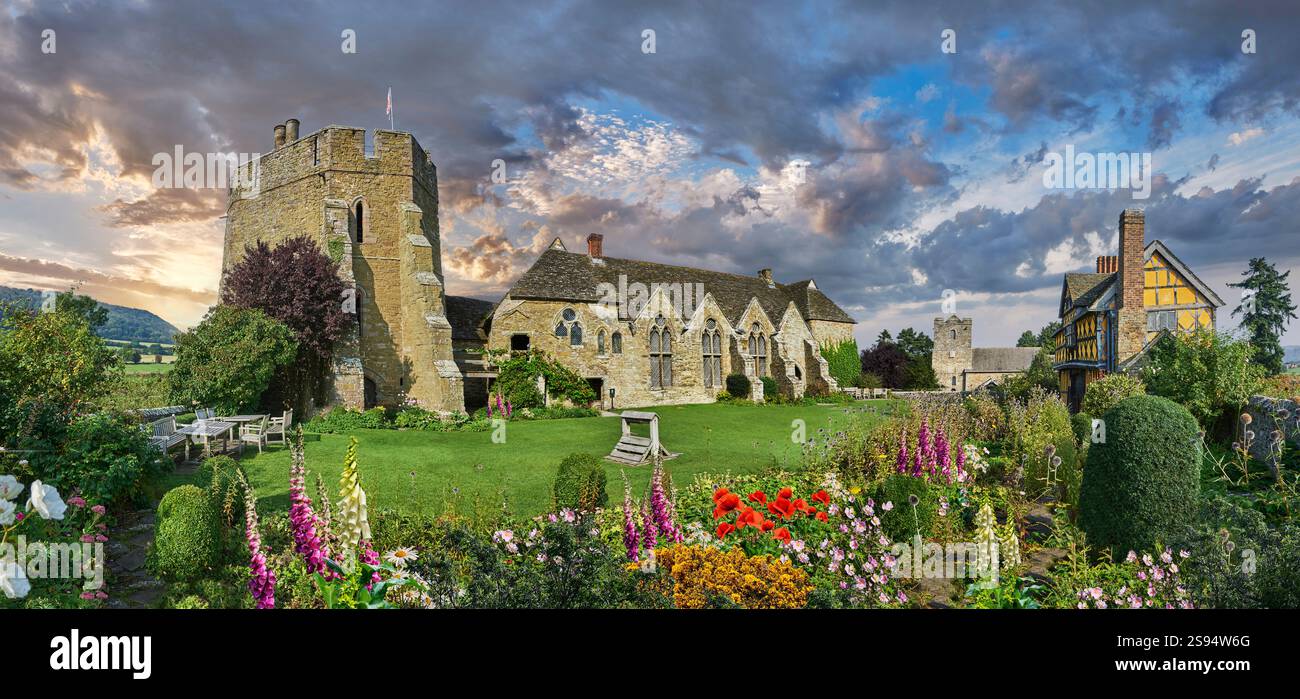 The half timbered north tower built in the 1280s with Elizabethan ...