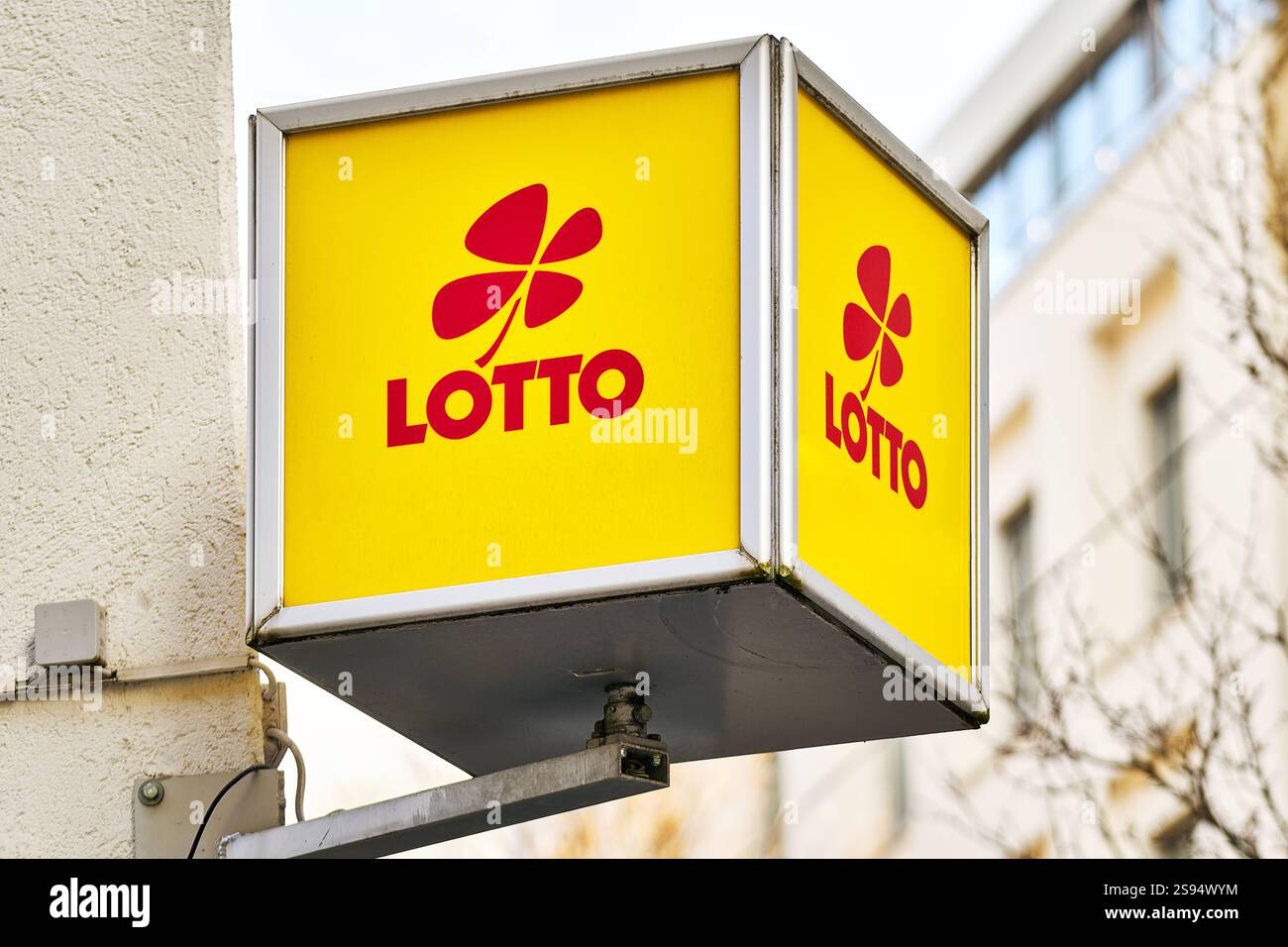Stuttgart, Baden-Württemberg, Germany - January 23, 2025: Lottery ...