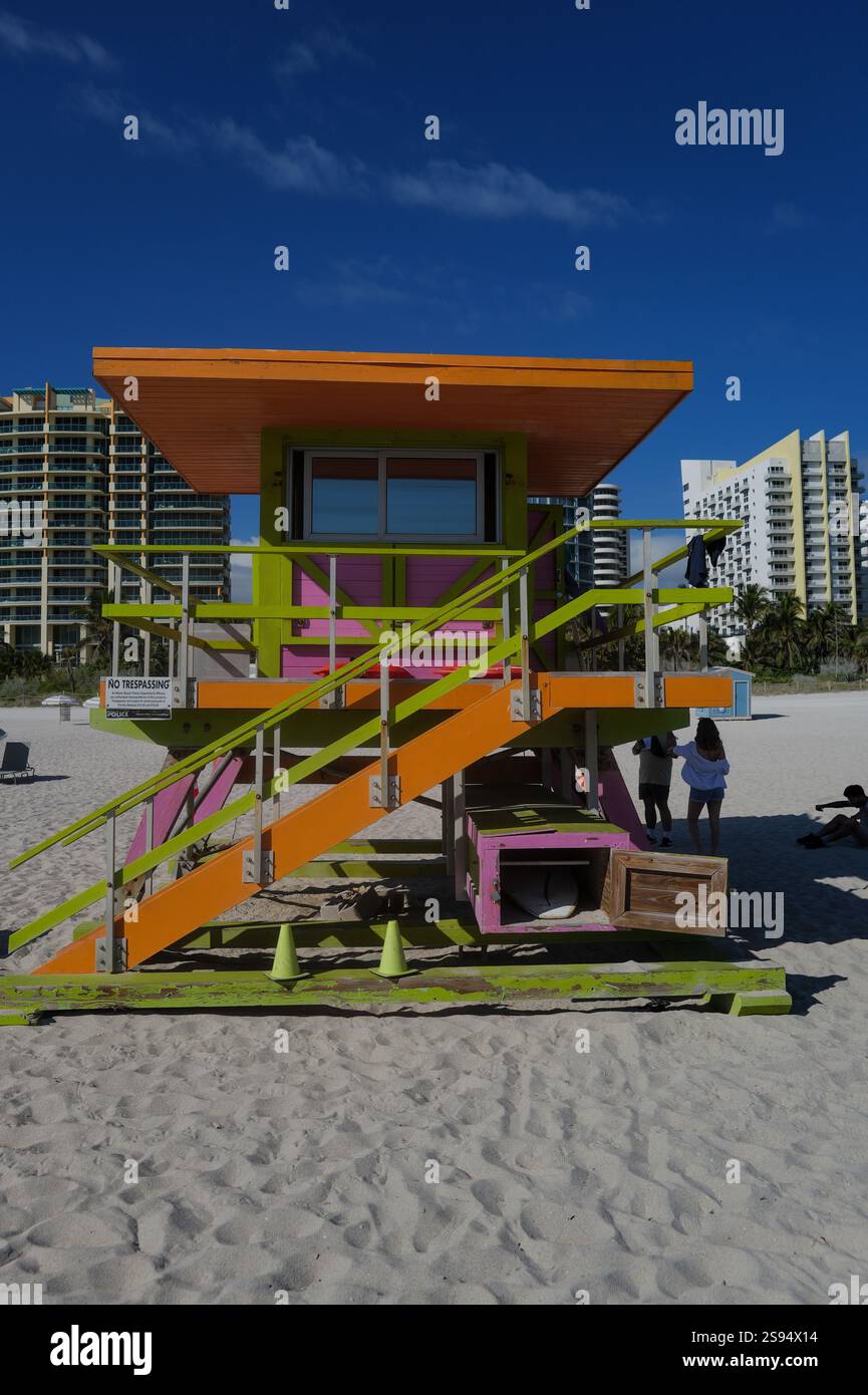 The iconic Lifeguard Huts along Miami Beach, designed by William Lane ...