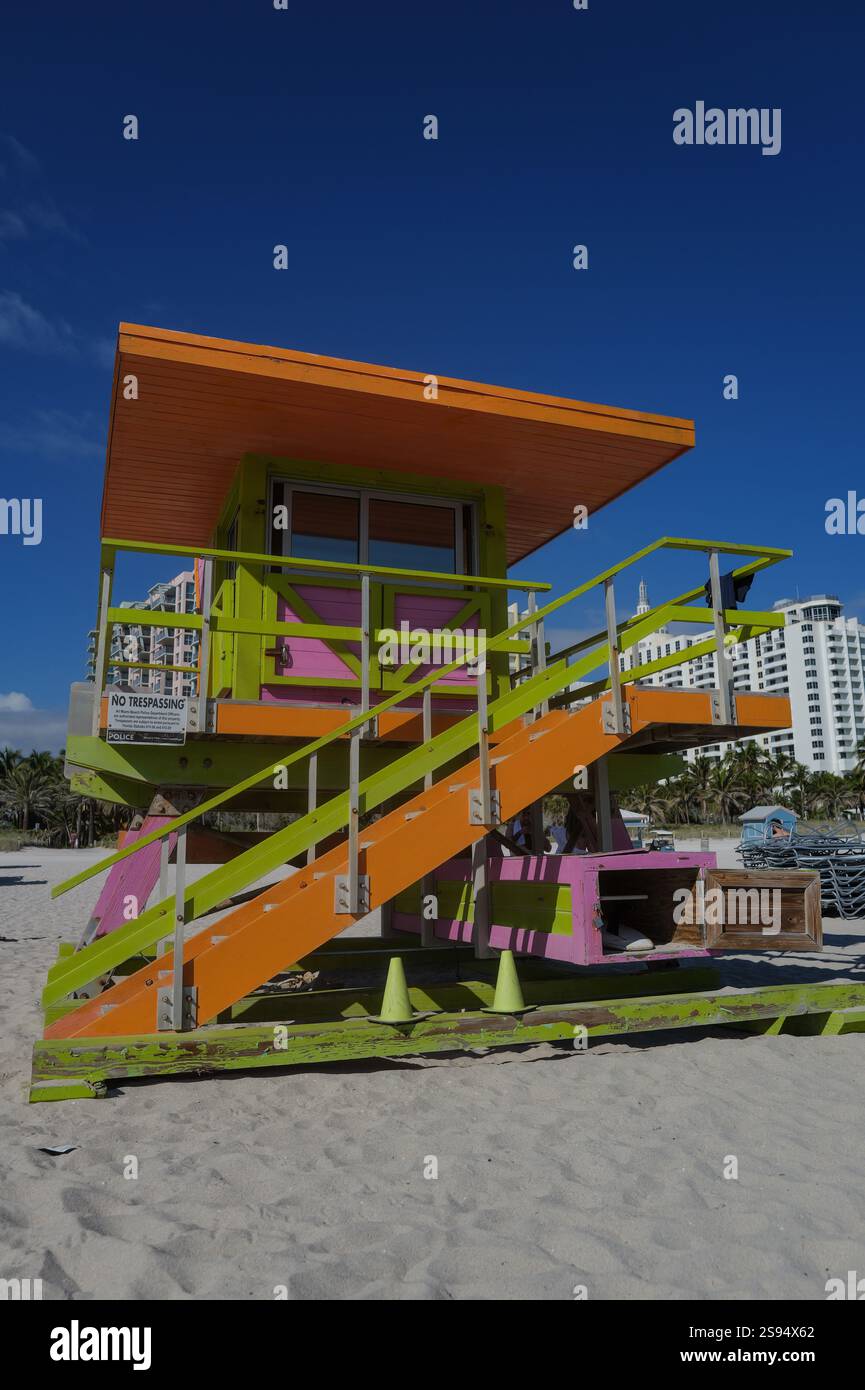 The iconic Lifeguard Huts along Miami Beach, designed by William Lane ...