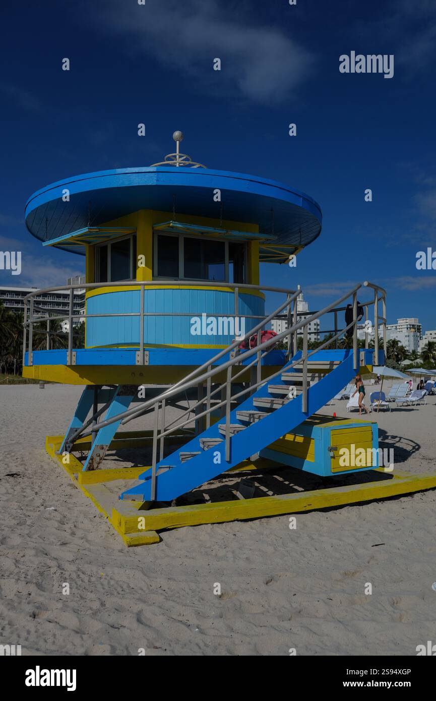 The iconic Lifeguard Huts along Miami Beach, designed by William Lane ...