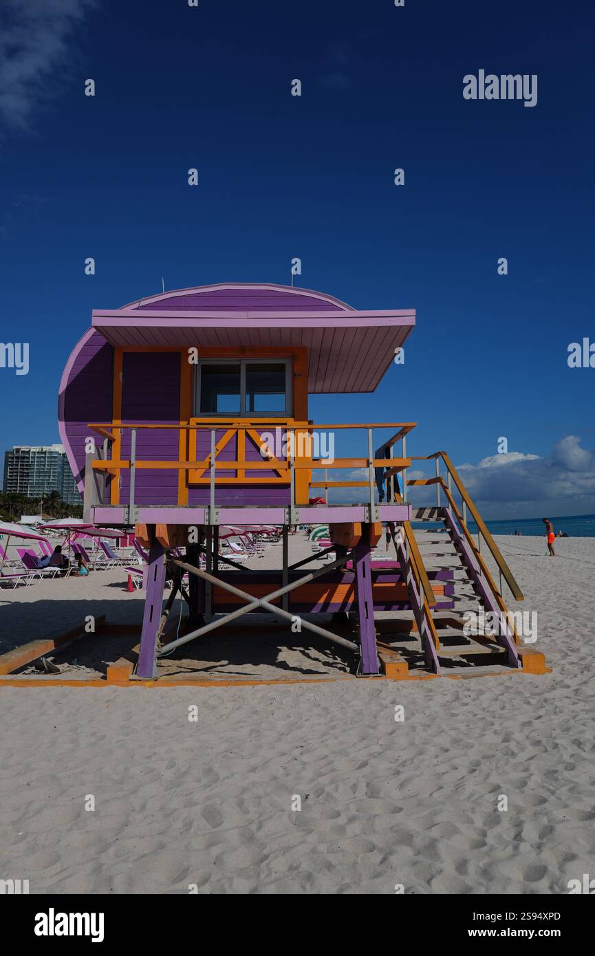 The iconic Lifeguard Huts along Miami Beach, designed by William Lane ...