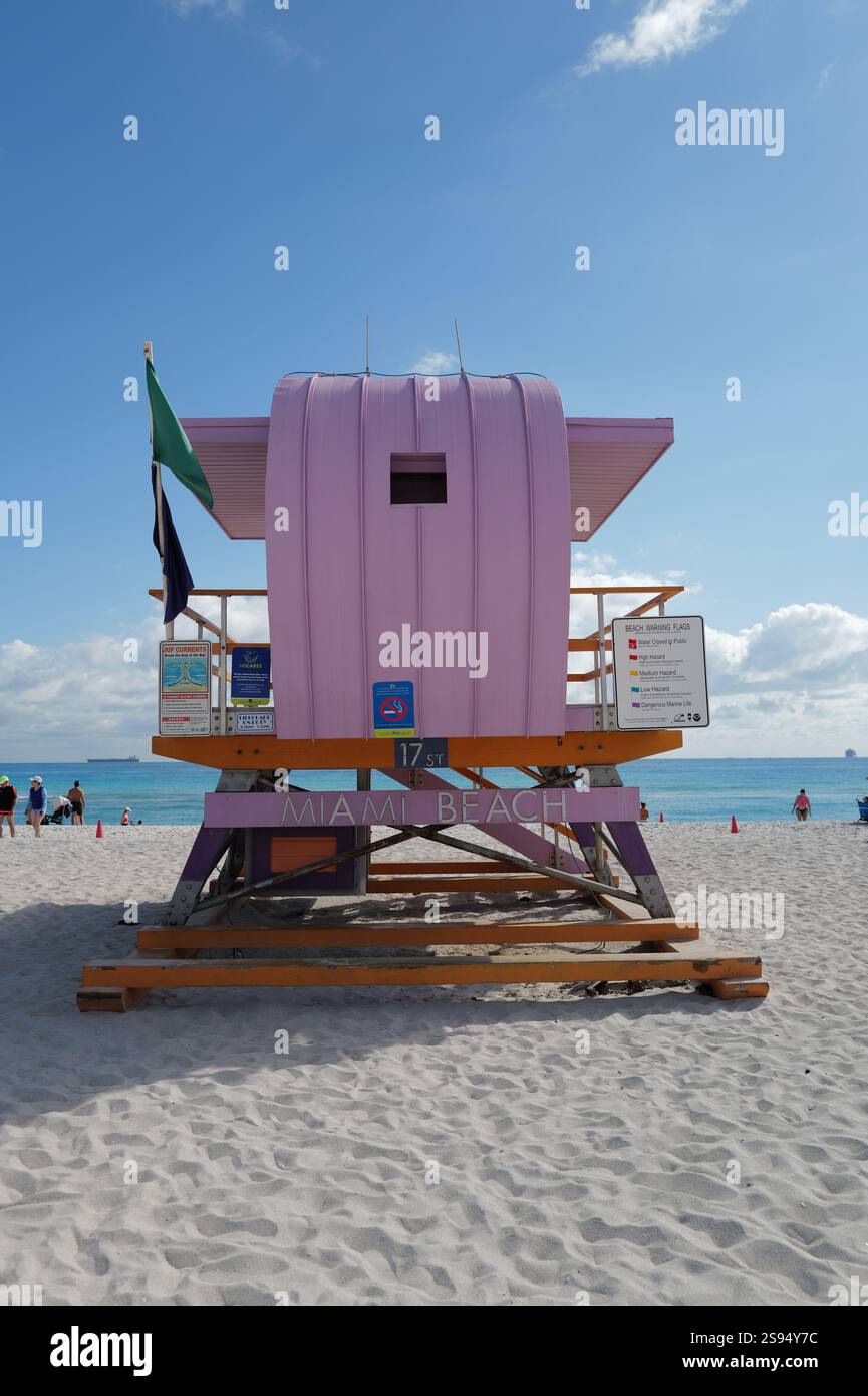 The iconic Lifeguard Huts along Miami Beach, designed by William Lane ...