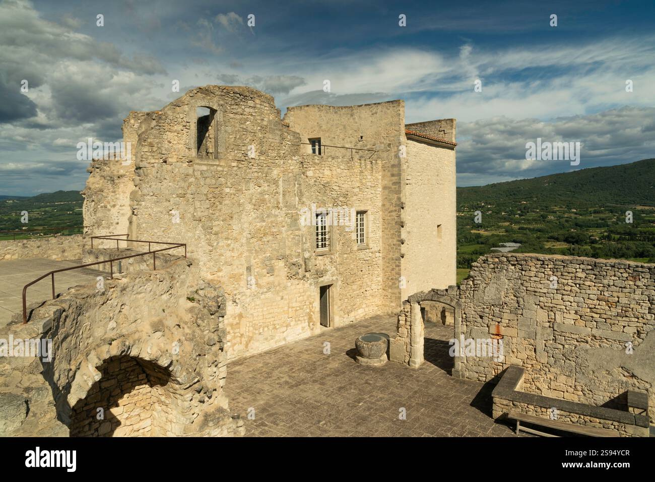 Lacoste village chateau built in the 11th century owned by the Marquis ...