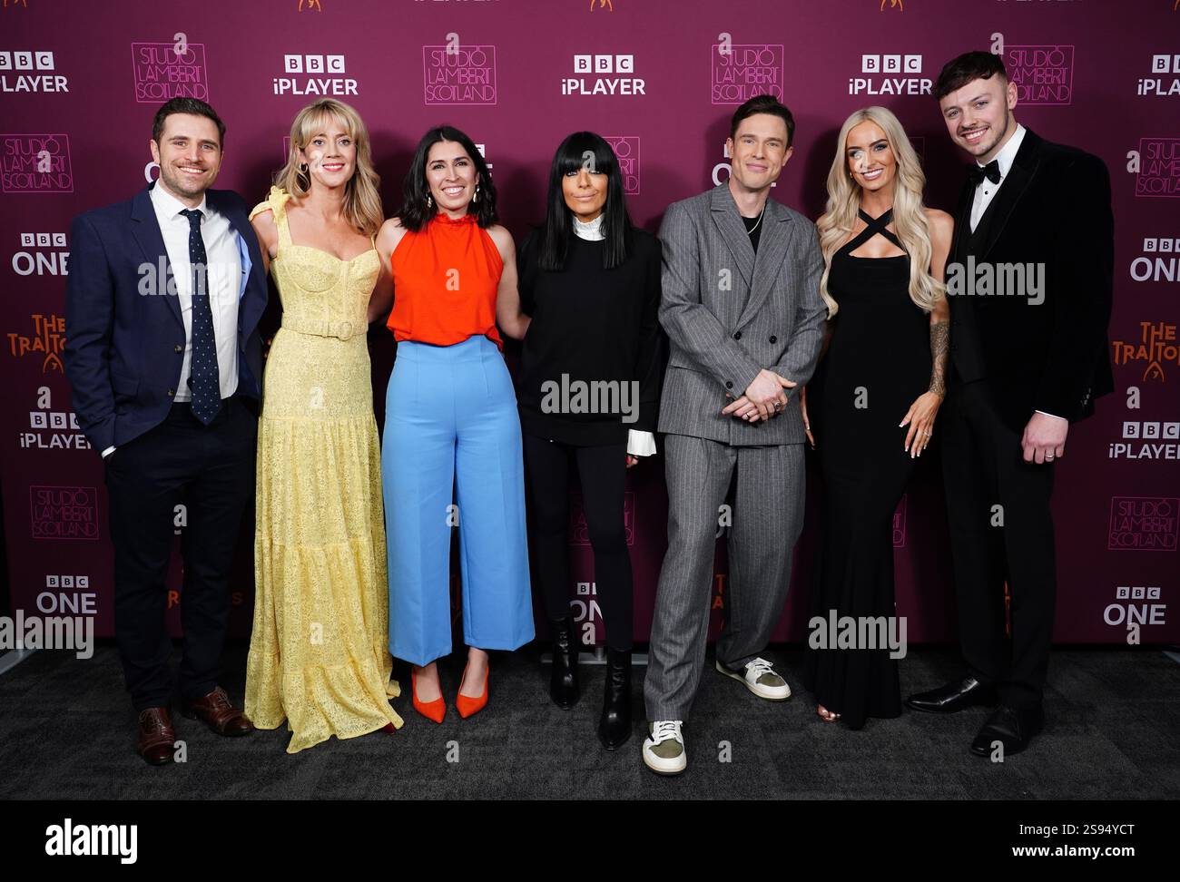(left to right) Alexander, Frankie, Charlotte, Claudia Winkleman, Ed ...