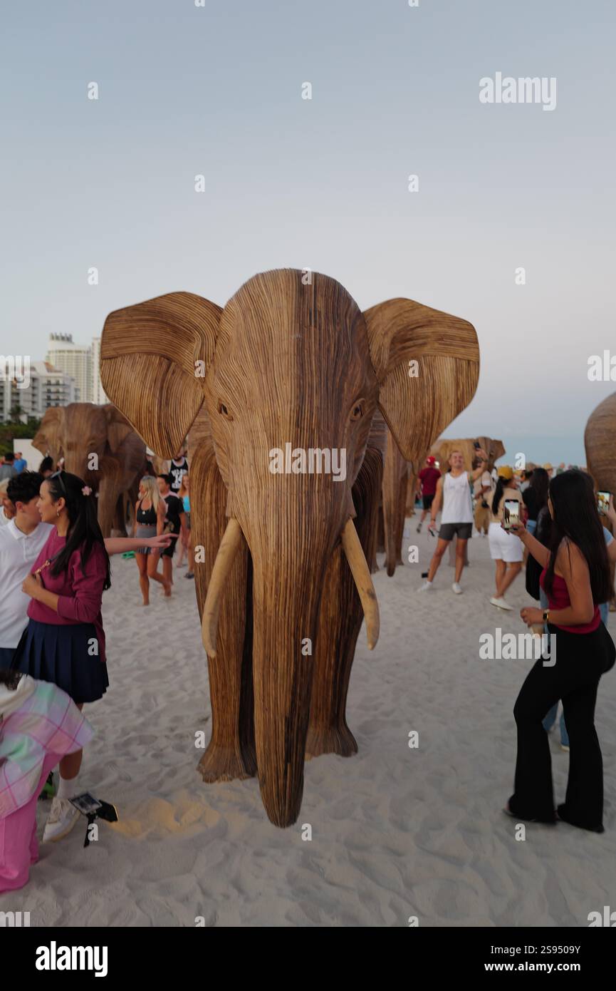 The Great Elephant Migration is a captivating public art installation ...