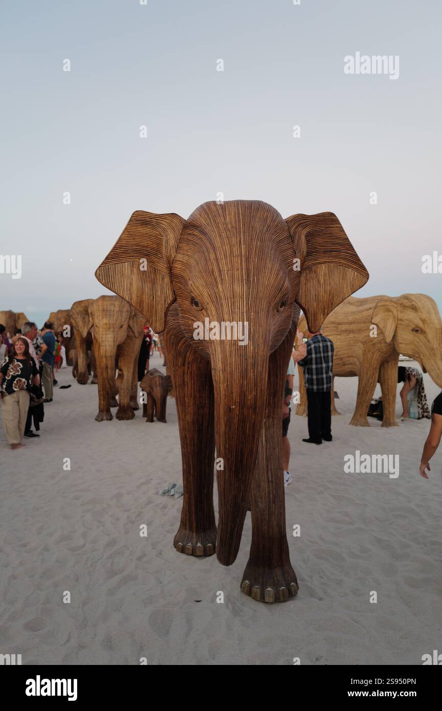 The Great Elephant Migration is a captivating public art installation ...