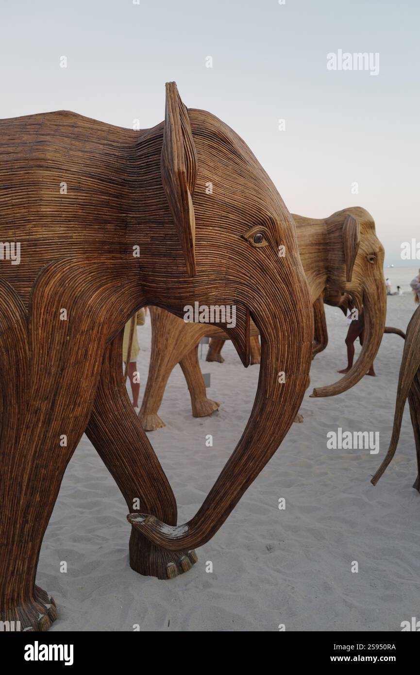 The Great Elephant Migration is a captivating public art installation ...