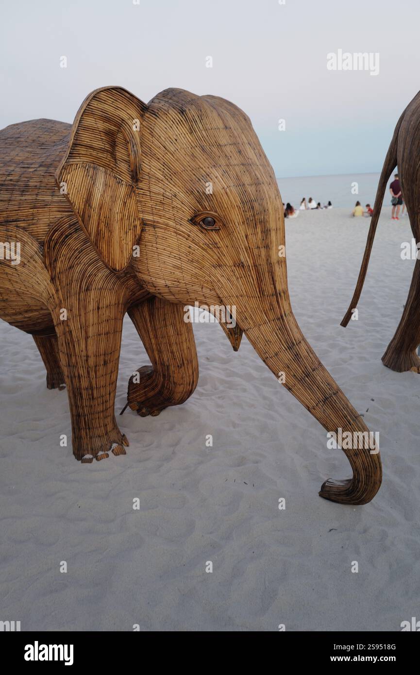 The Great Elephant Migration is a captivating public art installation ...