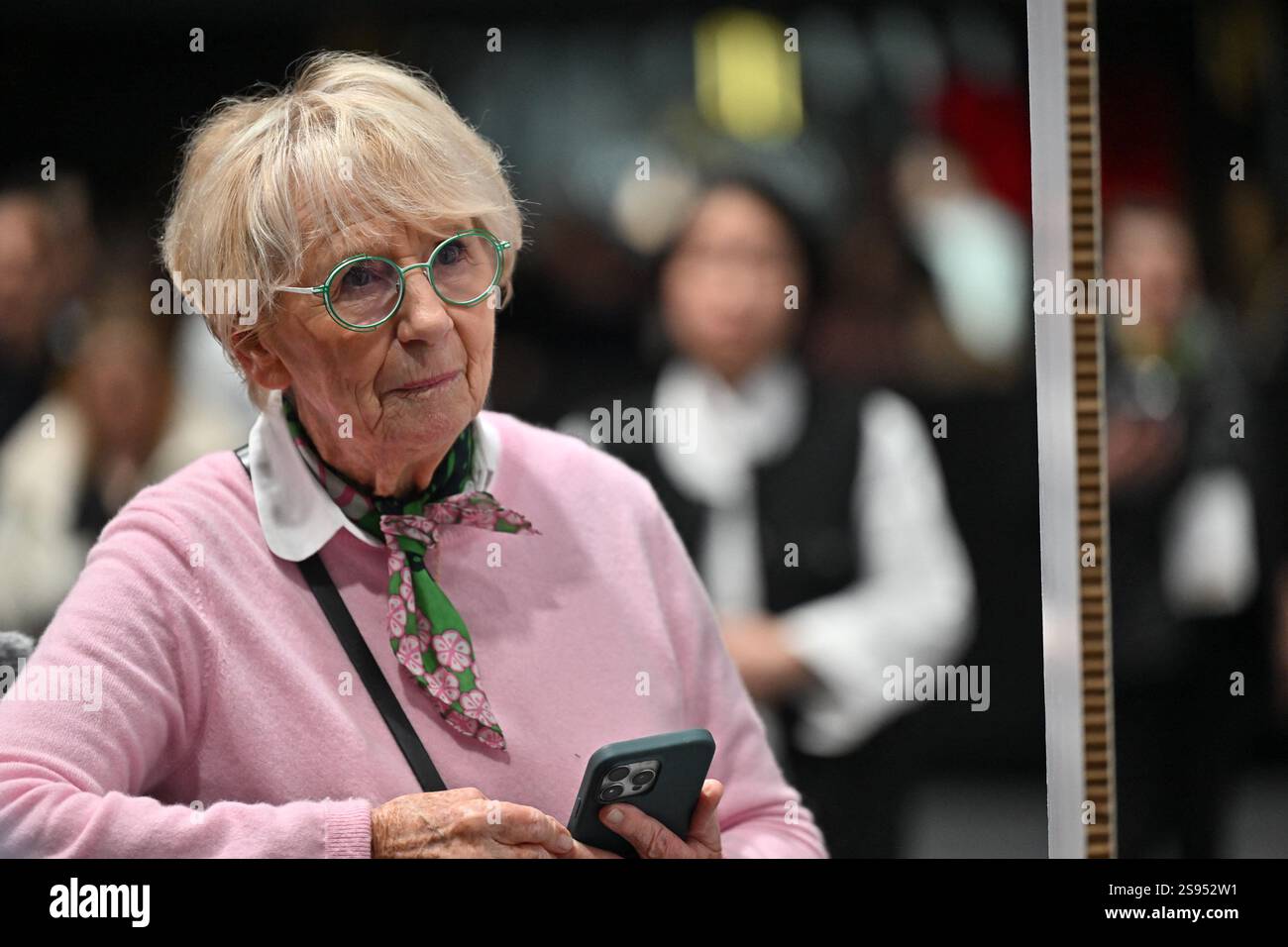 Lyon, France. 24th Jan, 2025. Mercotte attending the Pastry World Cup ...