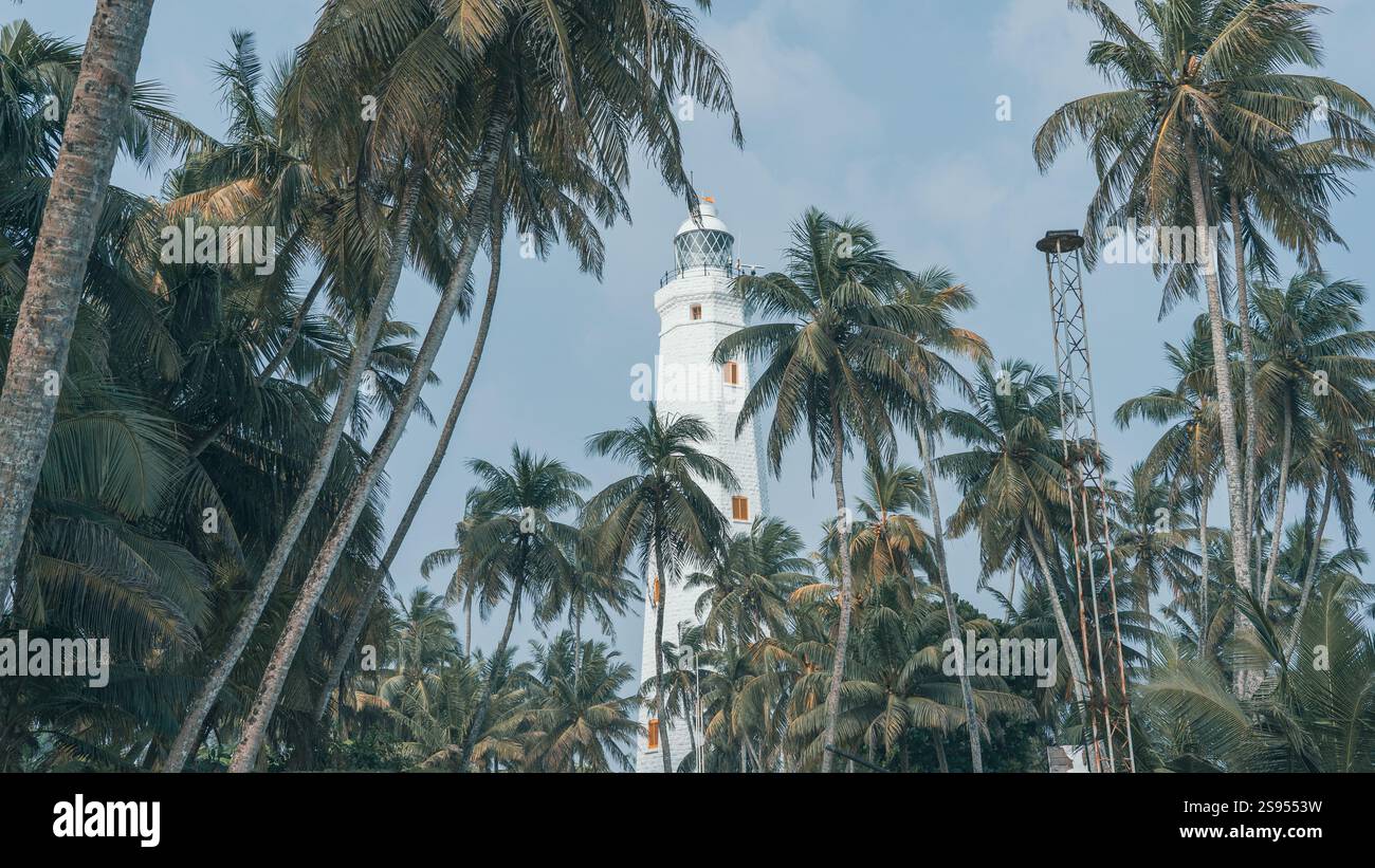 Dondra, Sri Lanka—January 18, 2025: The iconic Dondra Lighthouse, a ...