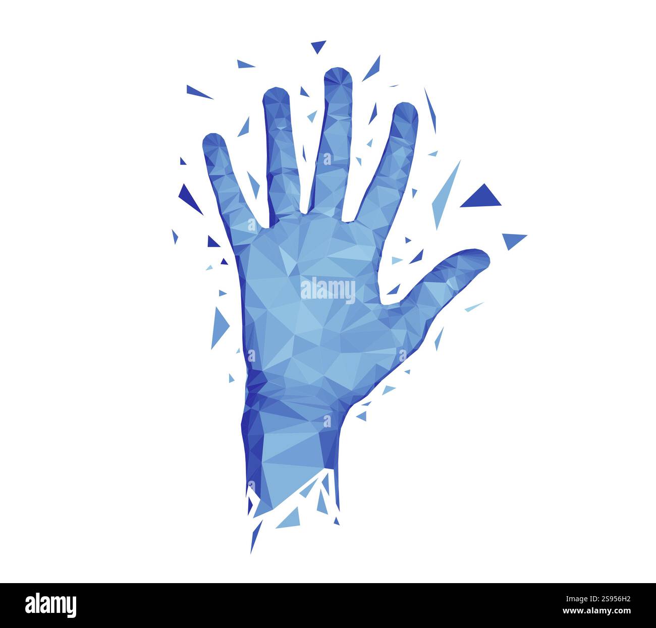 Futuristic digital ai hand Cut Out Stock Images & Pictures - Alamy