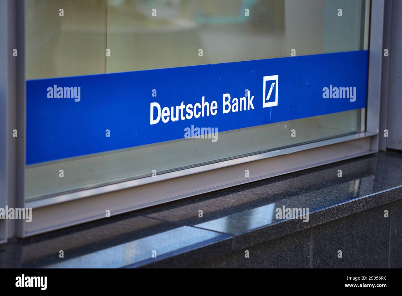 Stuttgart, Baden-Württemberg, Germany - January 23, 2025: Deutsche Bank ...