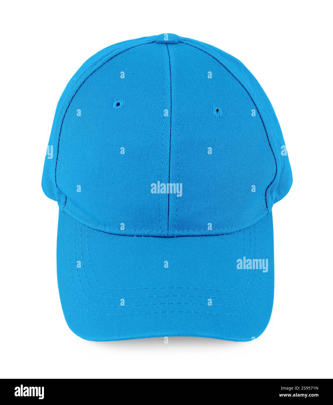 Light blue cap isolated on white. Mockup for design Stock Photo - Alamy
