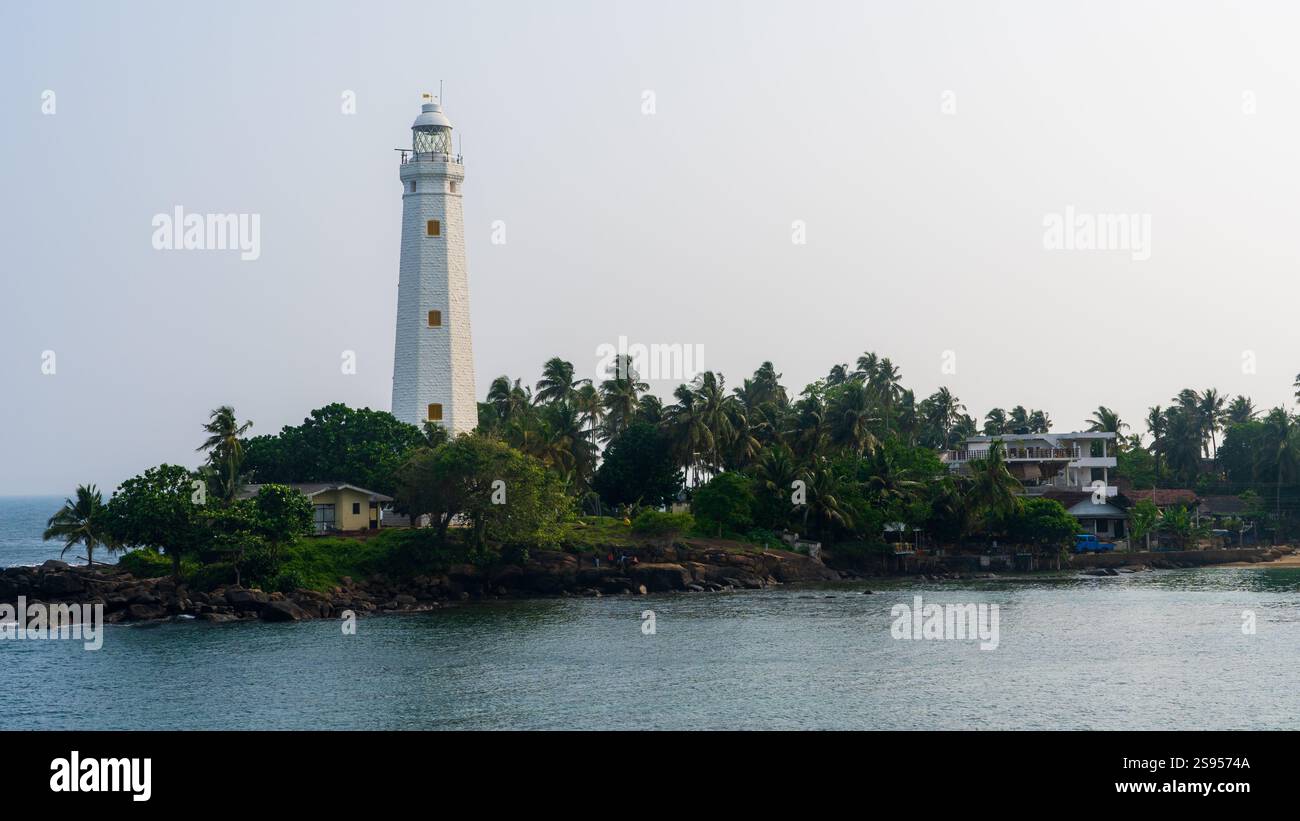 Dondra, Sri Lanka—January 18, 2025: The iconic Dondra Lighthouse, a ...