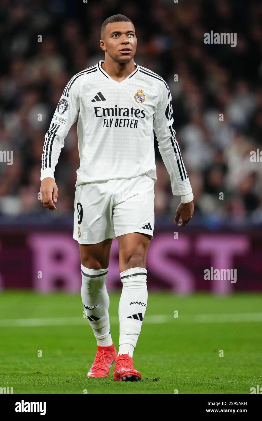 Kylian Mbappe of Real Madrid during the UEFA Champions League match ...