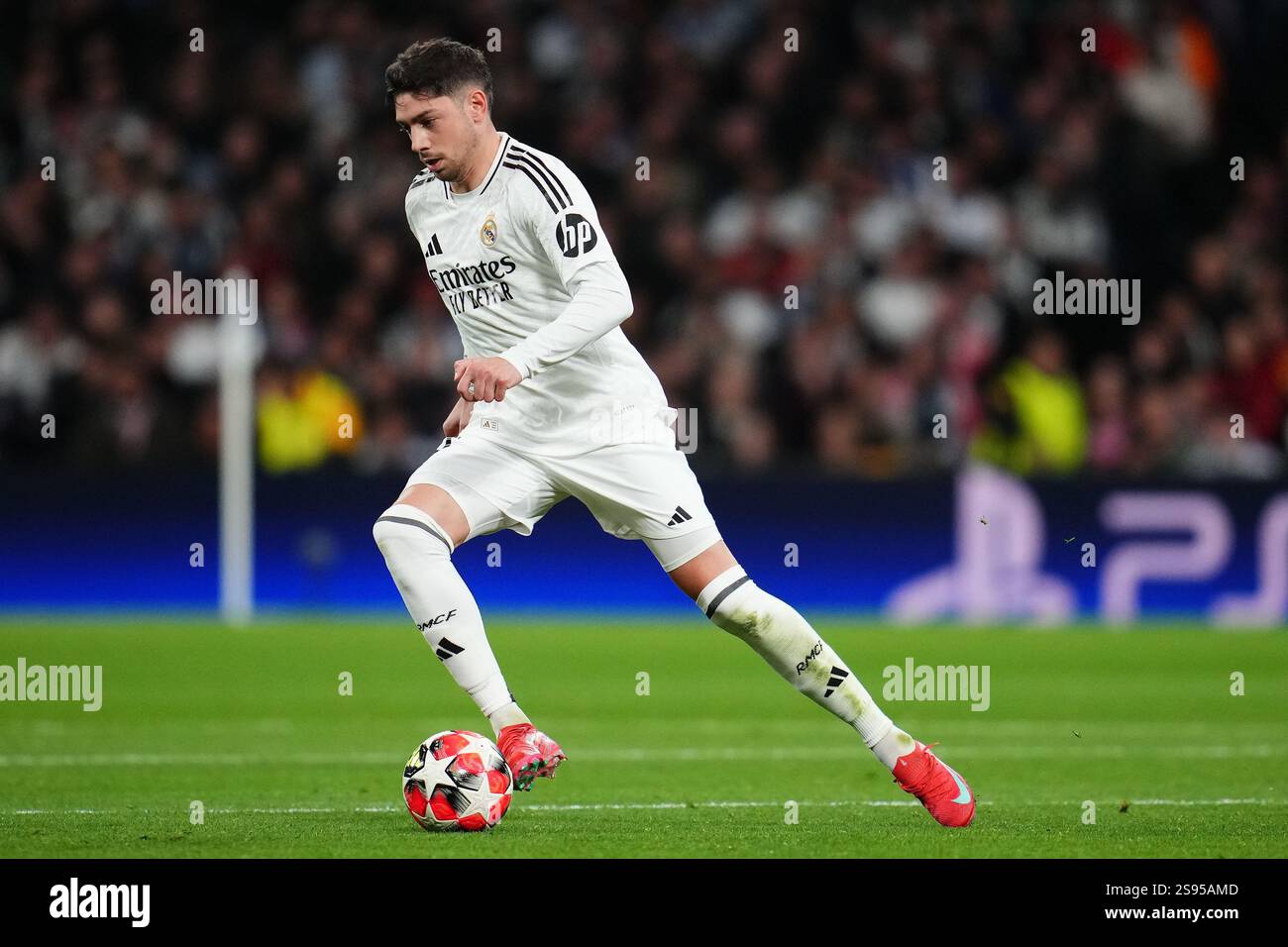 Fede Valverde of Real Madrid during the UEFA Champions League match ...