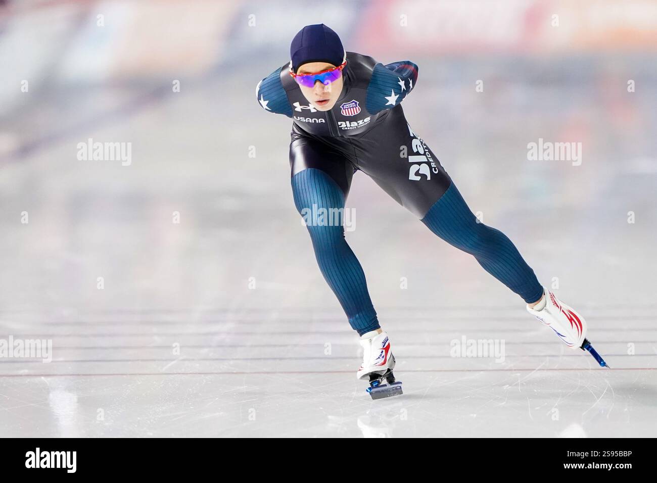 CALGARY, CANADA - JANUARY 24: Greta Myers of United States of America ...