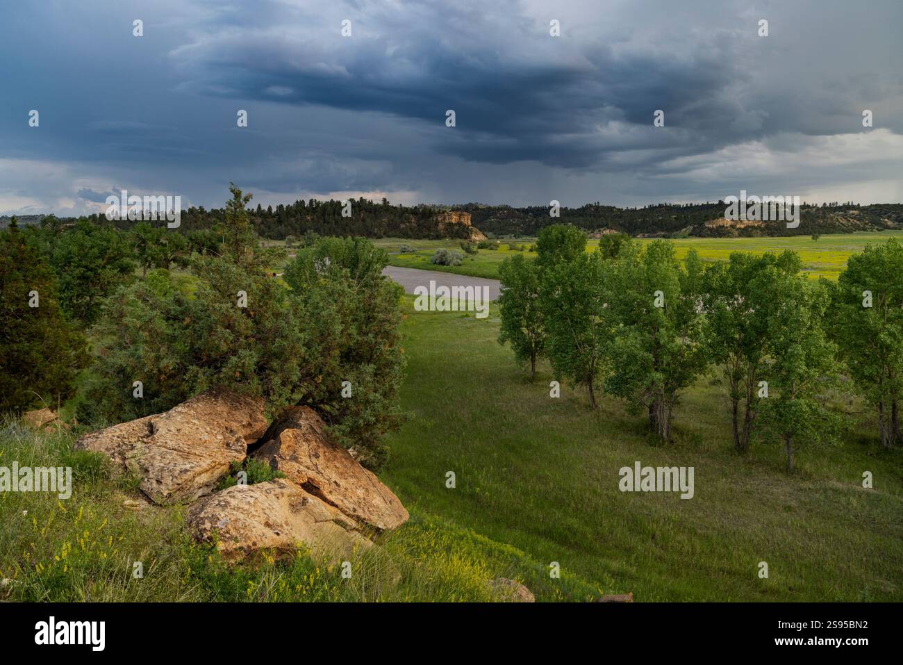 Powder River in Powder River County, Montana, USA Stock Photo - Alamy