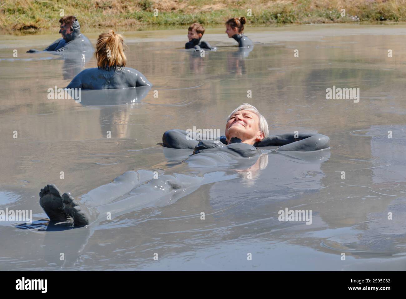Anapa, Russia - September 1, 2024: Serene scene of people enjoying ...