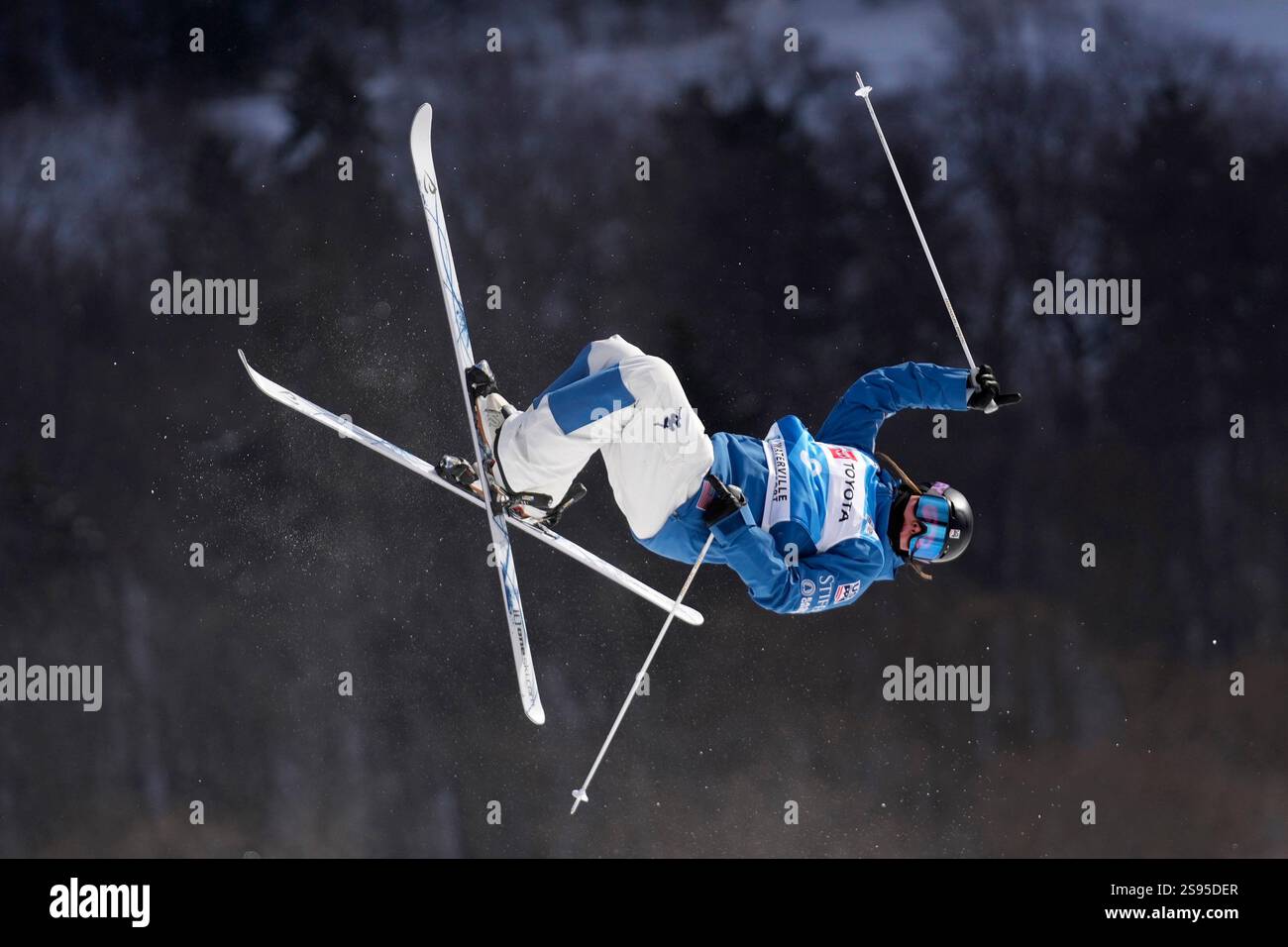 United States' Kai Owens competes in the women's World Cup freestyle ...