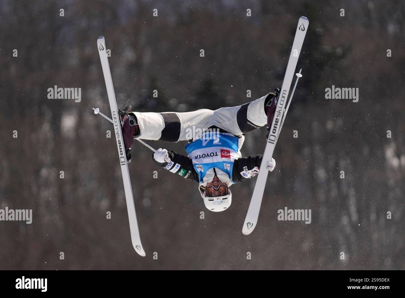 Japan's Ito Marin competes in the women's World Cup freestyle moguls ...