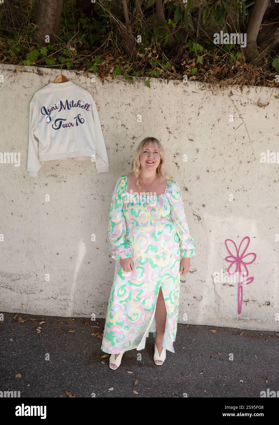 Amy Key in Los Angeles, California on 18th October 2024. Pic © Dan ...