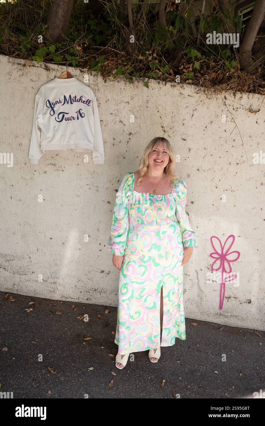 Amy Key in Los Angeles, California on 18th October 2024. Pic © Dan ...