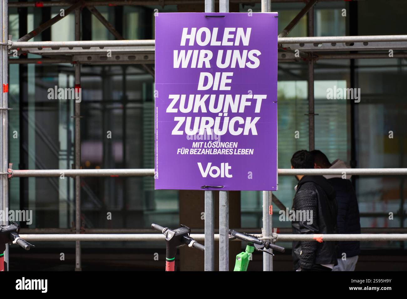 Stuttgart, Baden-Württemberg, Germany - January 23, 2025: Election ...