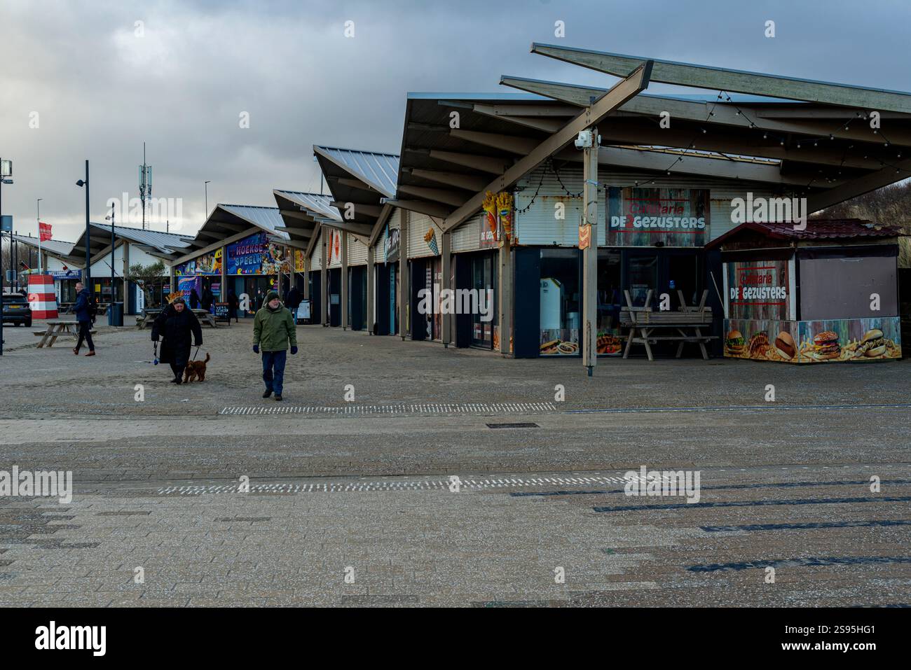 Commerical Shops & Stores at Hook of Holland beach, serving Tourists ...