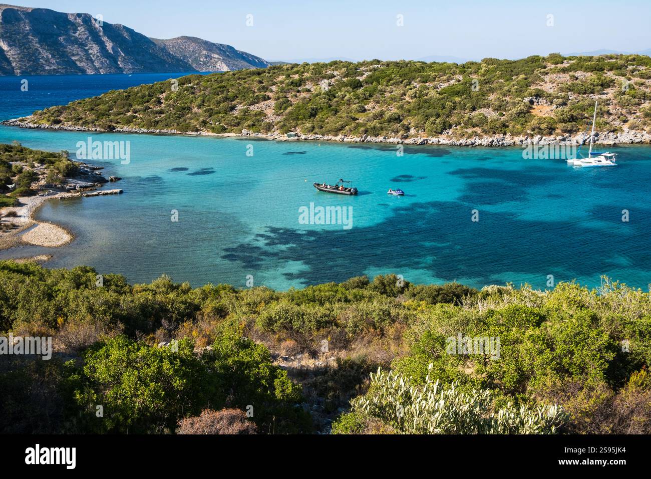 Samos island in the Aegean sea, Greece Stock Photo - Alamy