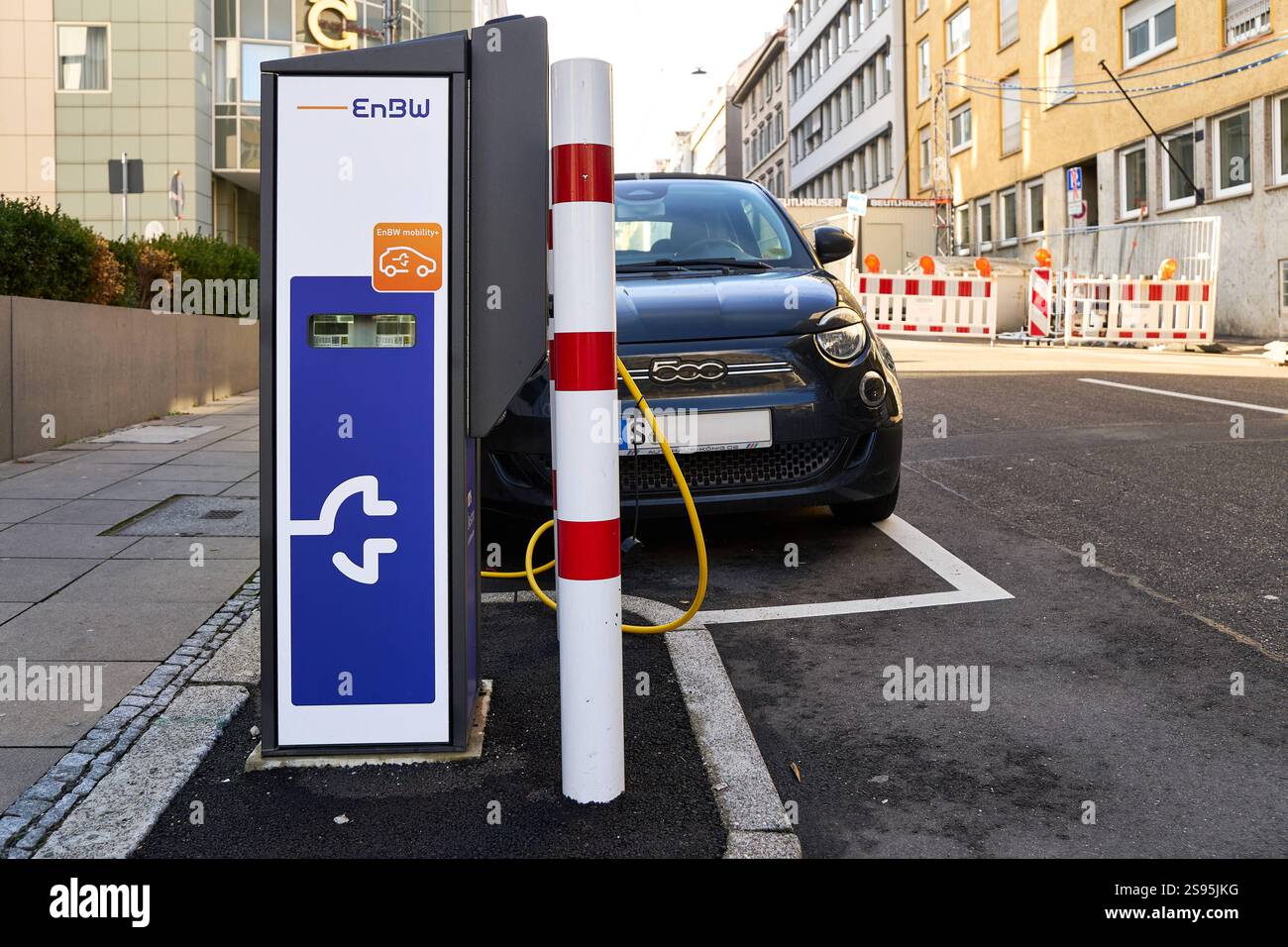 Stuttgart, Baden-Württemberg, Germany - January 23, 2025: An EnBW ...