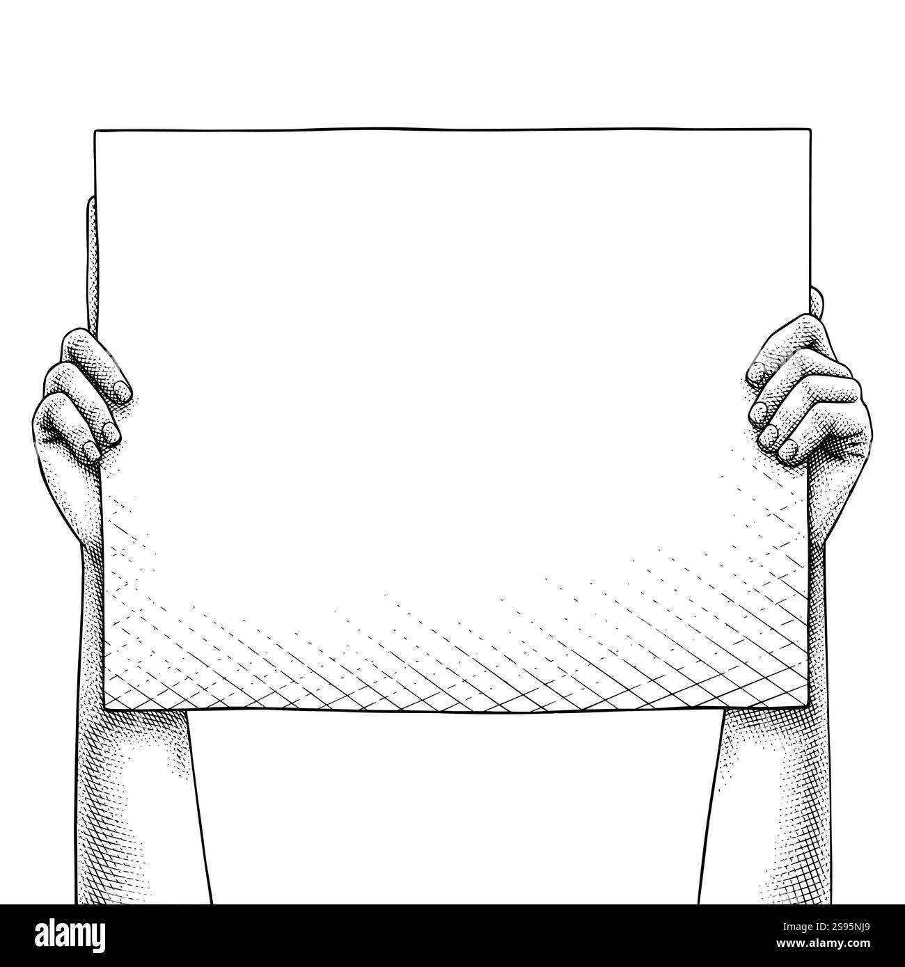 Woman raised hands palm Stock Vector Images - Alamy