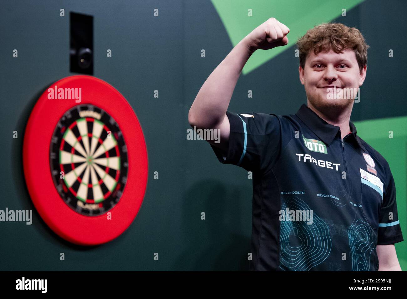Den Bosch, Netherlands. 24 January 2025. Kevin Doets during the first ...