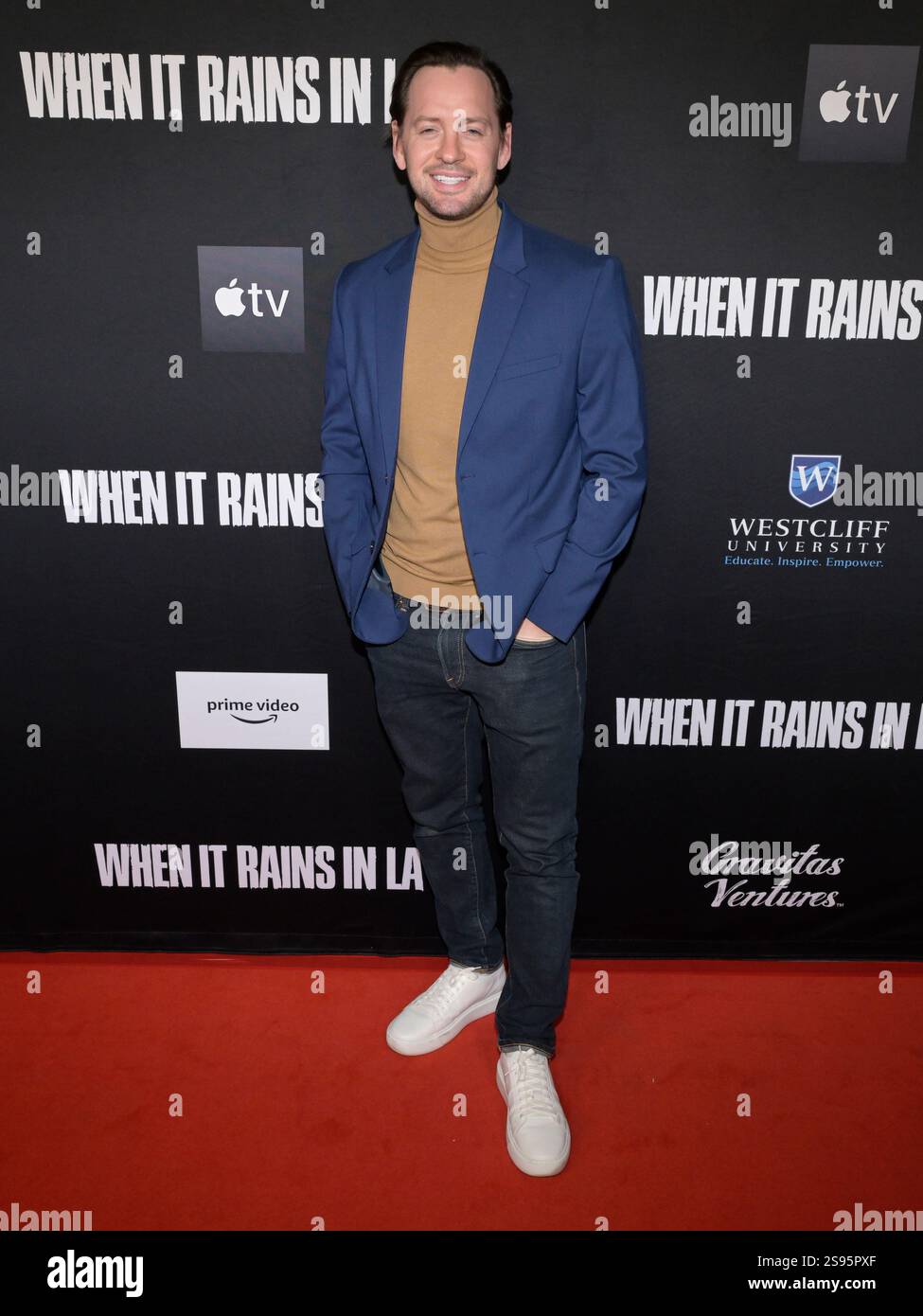 23 January 2025 - Hollywood, California - Alex Falcon. Los Angeles Premiere Of "When It Rains in ...