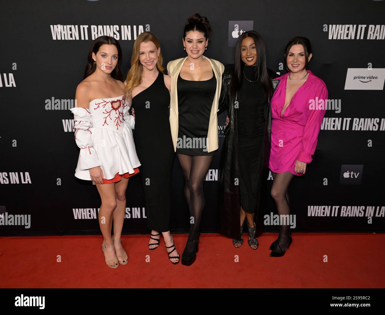 January 23, 2025, Hollywood, California, USA: (L-R) Monroe Cline ...