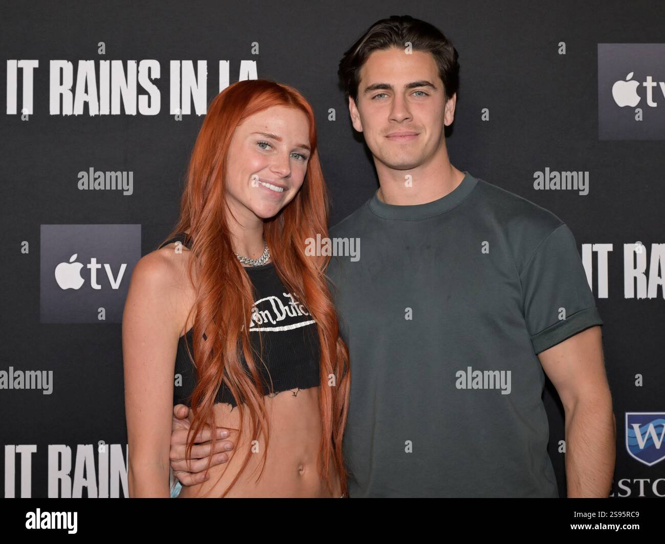 January 23, 2025, Hollywood, California, USA: Dayna Marie and Matt ...