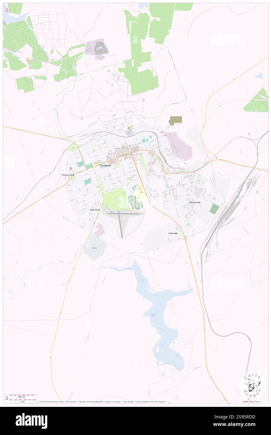 Vryheid Airport, Zululand District Municipality, ZA, South Africa ...