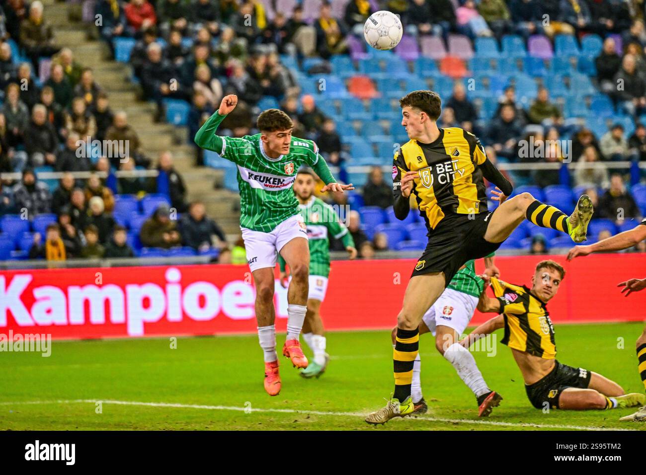 ARNHEM, 24-01-2025, GelreDome, Dutch Keuken Kampioen Divisie football ...