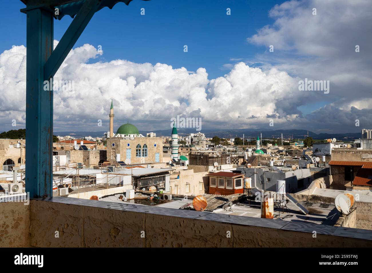 On January 25, 2025, in Acre, Israel, the el-Jazzar Mosque, often ...