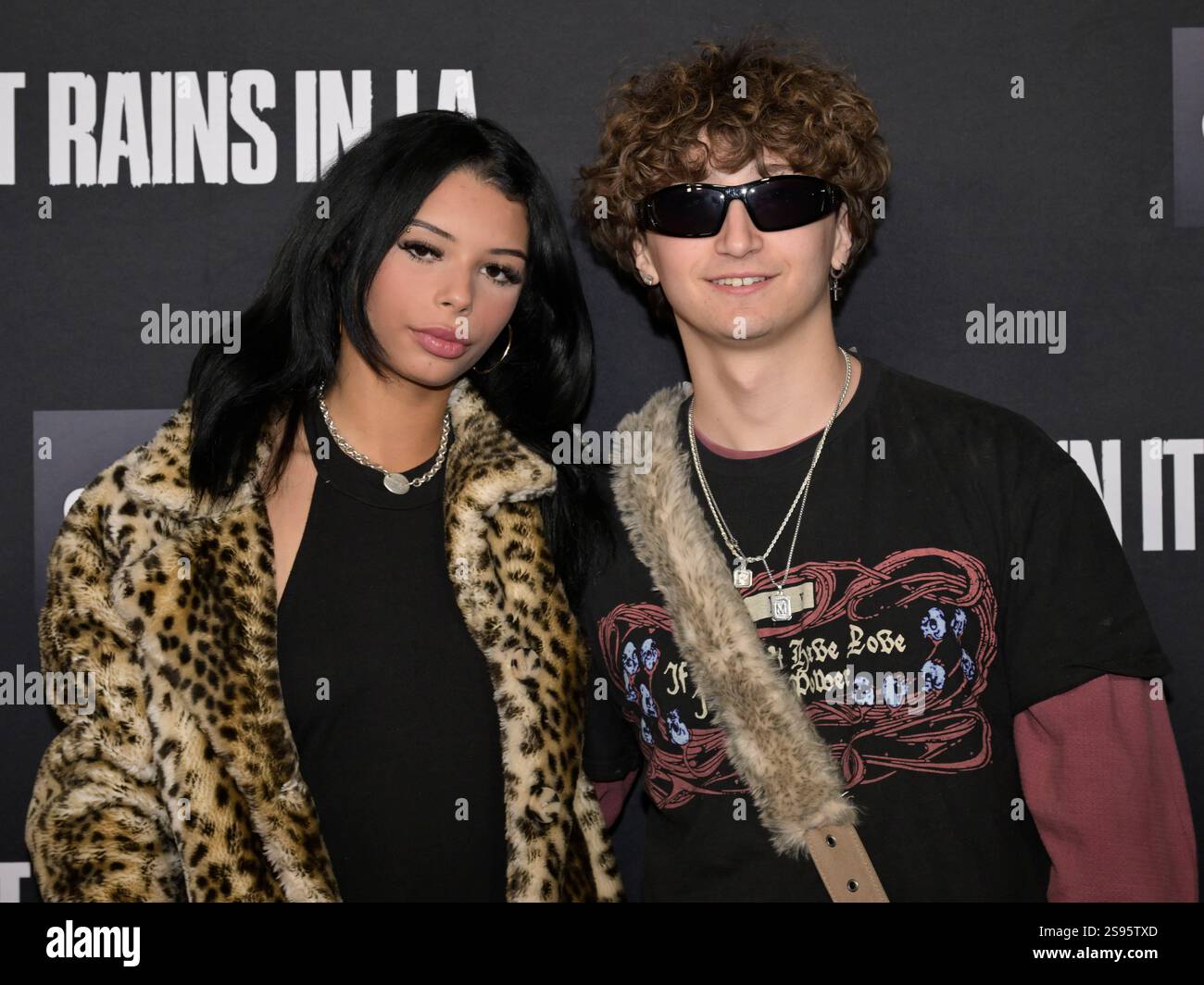 January 23, 2025, Hollywood, California, USA: Milan Welch and Reif ...