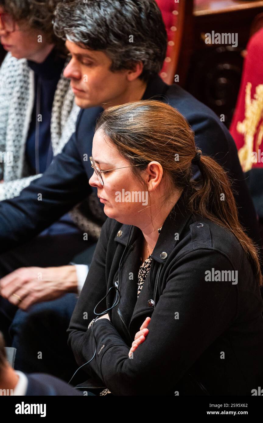 Anne-Catherine Goffinet at the plenary session of the Senate at the ...