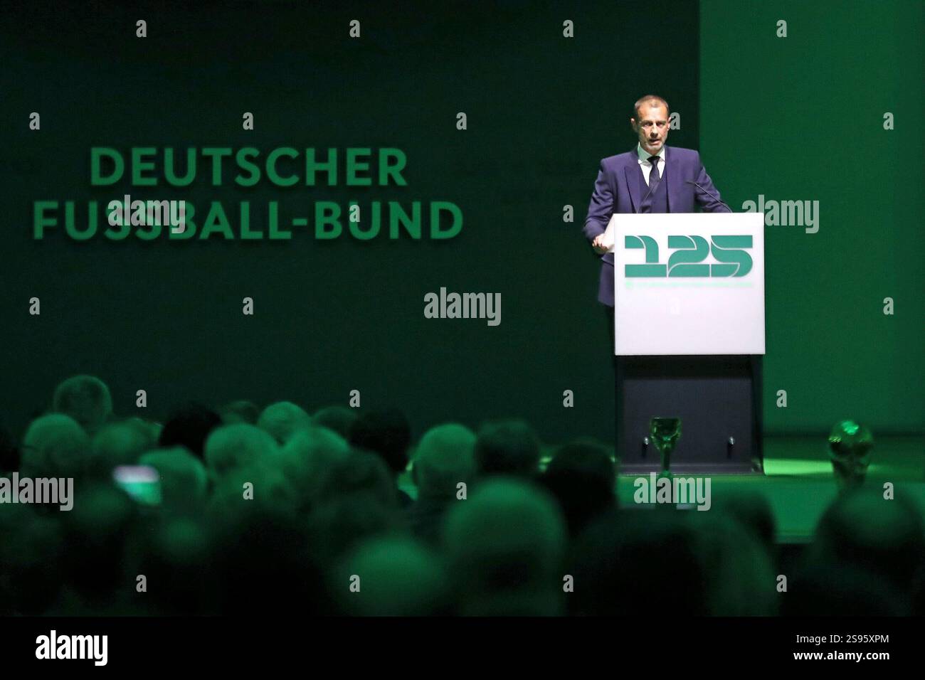 Aleksander Ceferin (UEFA Pr?sident). Festakt zum 125-j?hrigen Jubil?um des DFB am 24.01.25 in ...