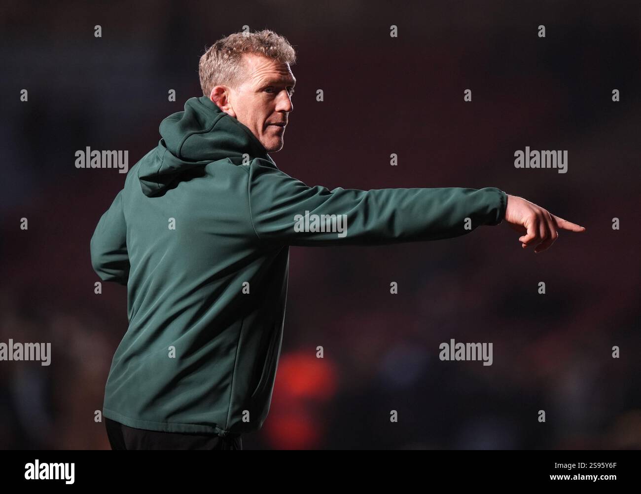 Northampton Saints head coach Sam Vesty ahead of the Gallagher ...