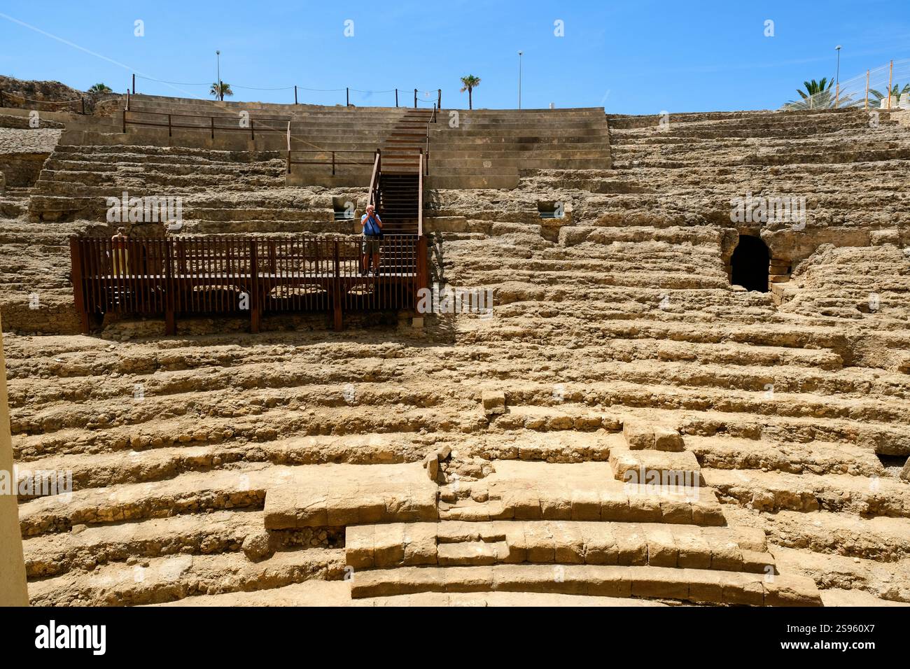 Spain - Cadiz - Roman amphitheater Stock Photo - Alamy