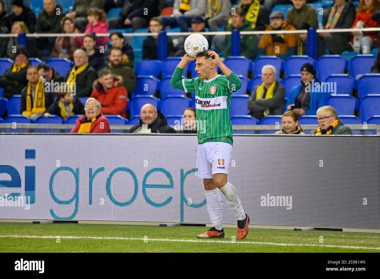 Arnhem - Lorenzo Codutti of FC Dordrecht during the twenty-third round ...